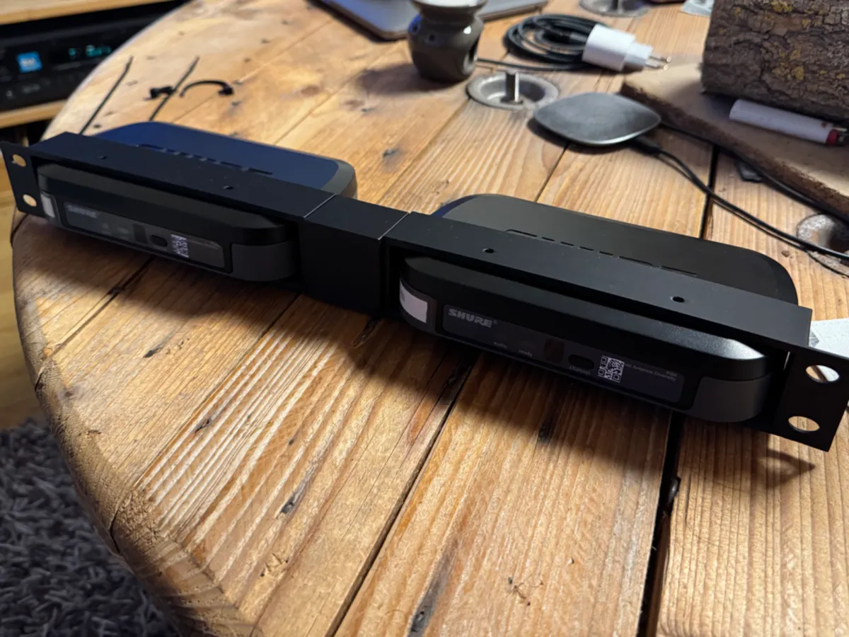 Shure PG4 Receiver Rack mount adapter - Free 3D Print Model - MakerWorld