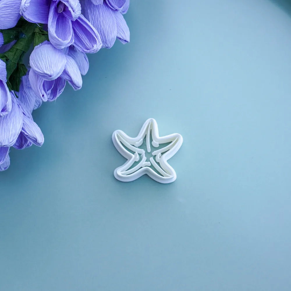 Clay Cutter Starfish For Earrings Necklaces by Bogdan MakerWorld ...