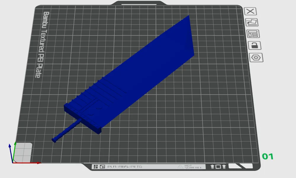 Épée Broyeuse (Buster Sword) - Final Fantasy VII - Modèle d'Impression ...