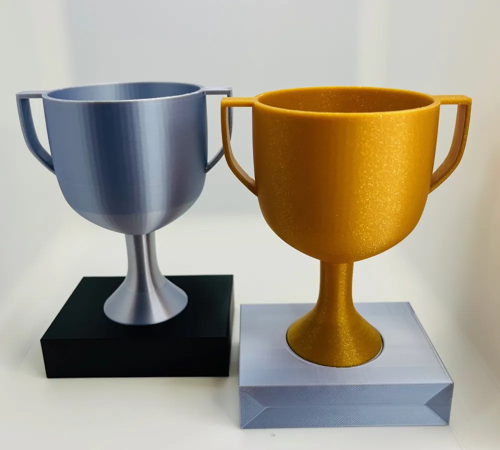 Trophy with Configurable Text - Free 3D Print Model - MakerWorld