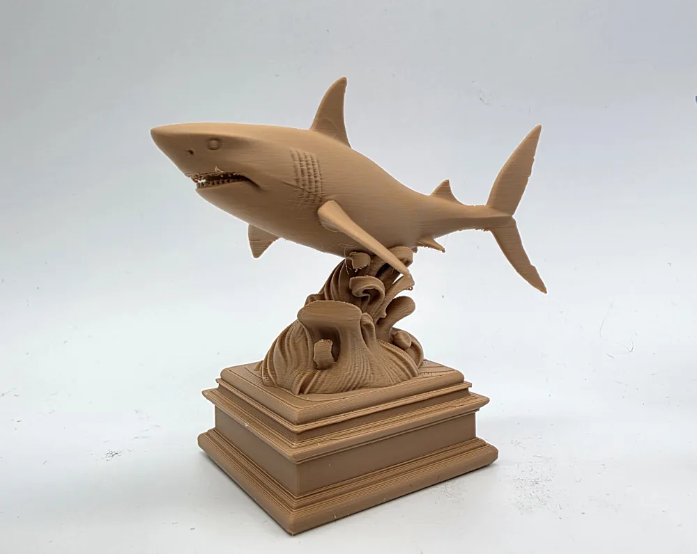 Weiße Hai Skulptur – Kostenloses 3D-Druckmodell – MakerWorld