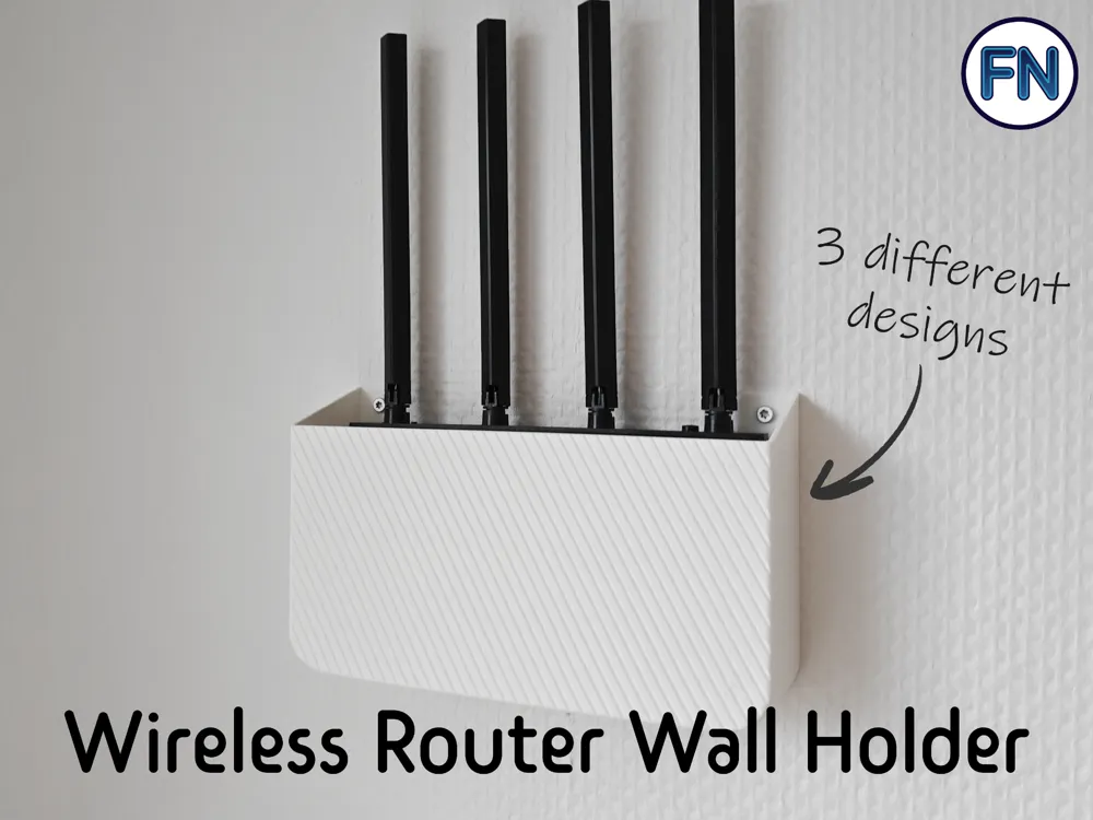 Wifi router wall mount holder/hider by FlugtN MakerWorld: Download Free ...