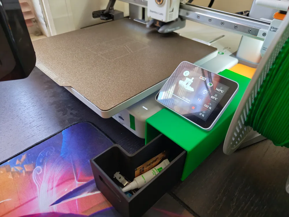 A1 Side Storage - now with optional handle! - Free 3D Print Model ...