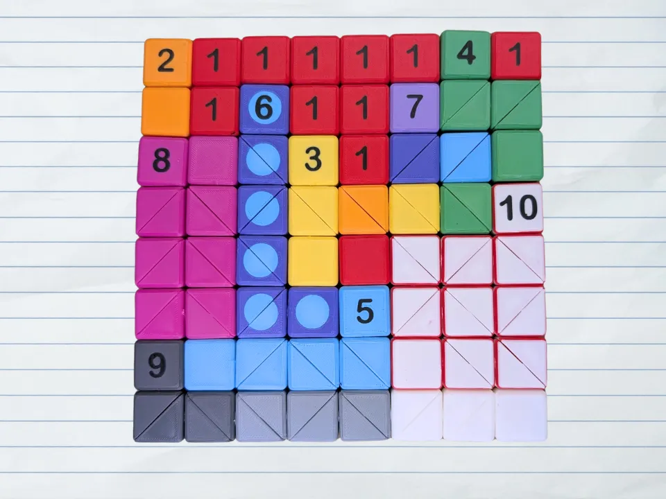 Foldable Number Blocks by Mass Maker 3D MakerWorld: Download Free 3D Models