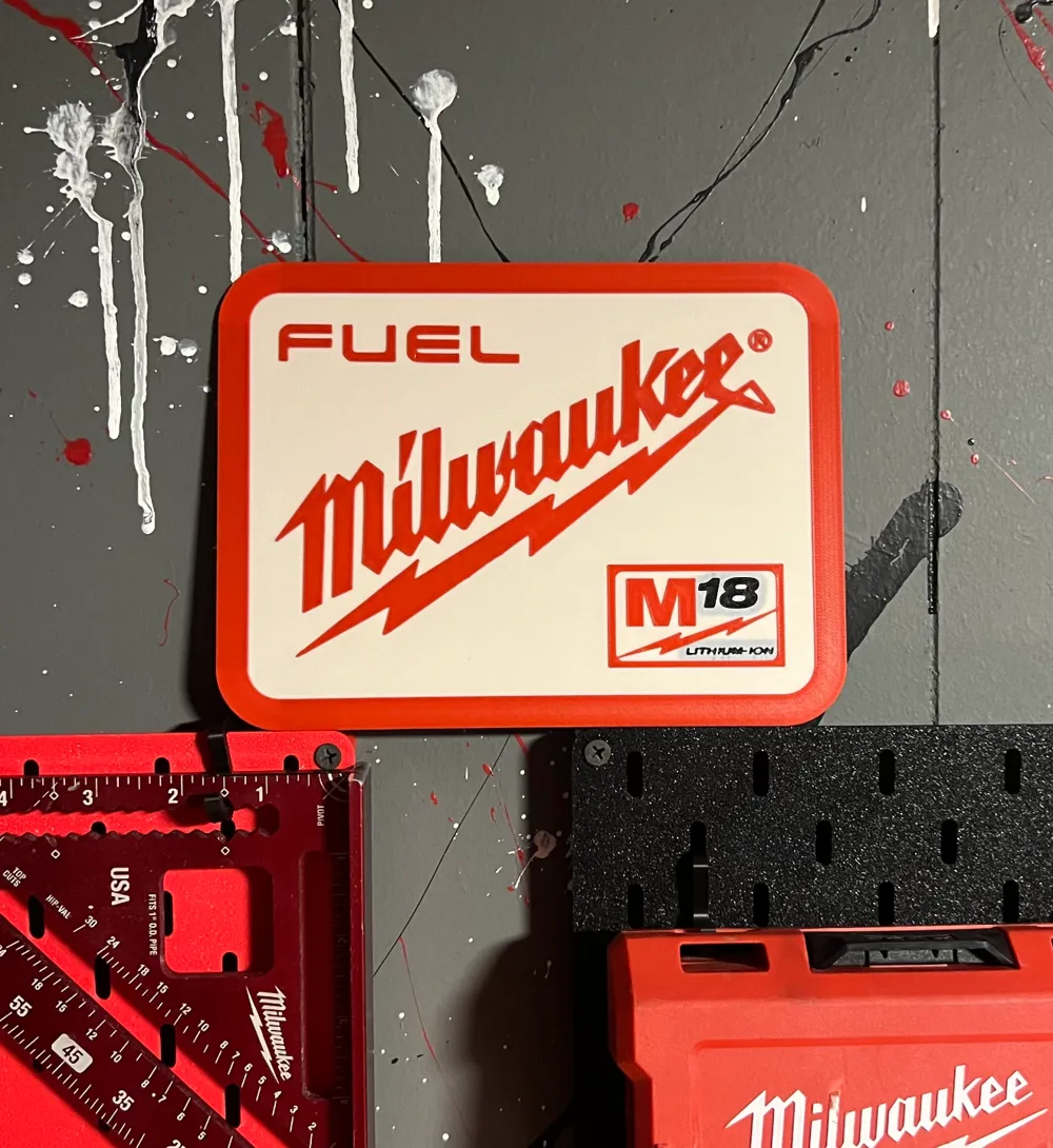 Milwaukee Tools Sign by cole - MakerWorld