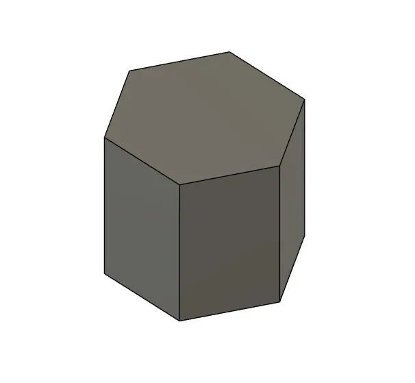 Hexagonal prism - basic shape by 3ni - MakerWorld