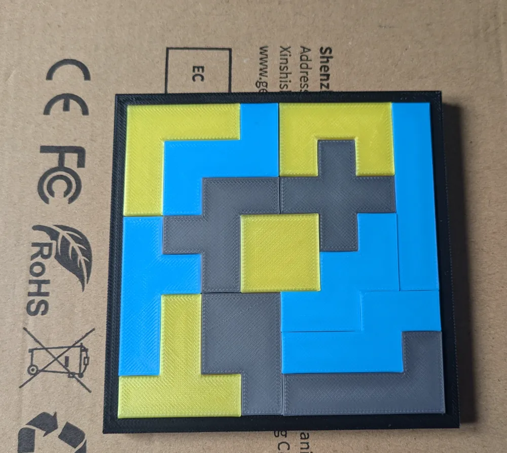 Square Puzzle by PoolHallKing - MakerWorld