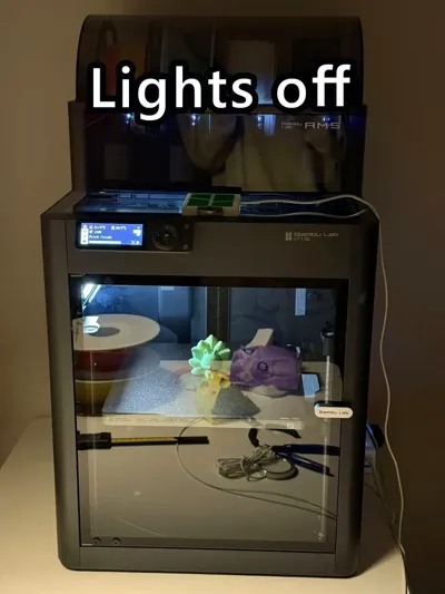 P1S X1 Painless Lighting Upgrade! (With Bambu LED-001 Kit) by ...