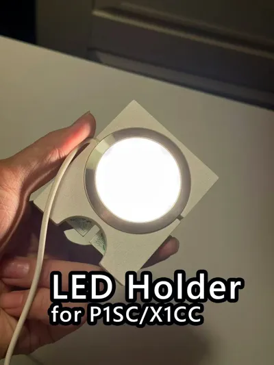 P1S X1 Painless Lighting Upgrade! (With Bambu LED-001 Kit) by ...