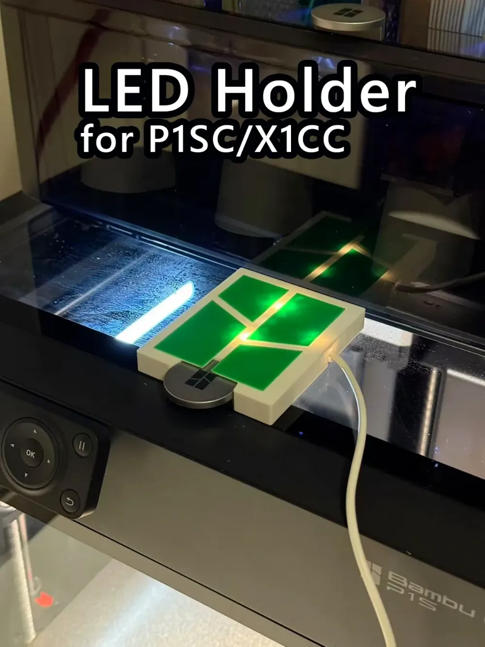 P1S X1 Painless Lighting Upgrade! (With Bambu LED-001 Kit) by LoongLife ...