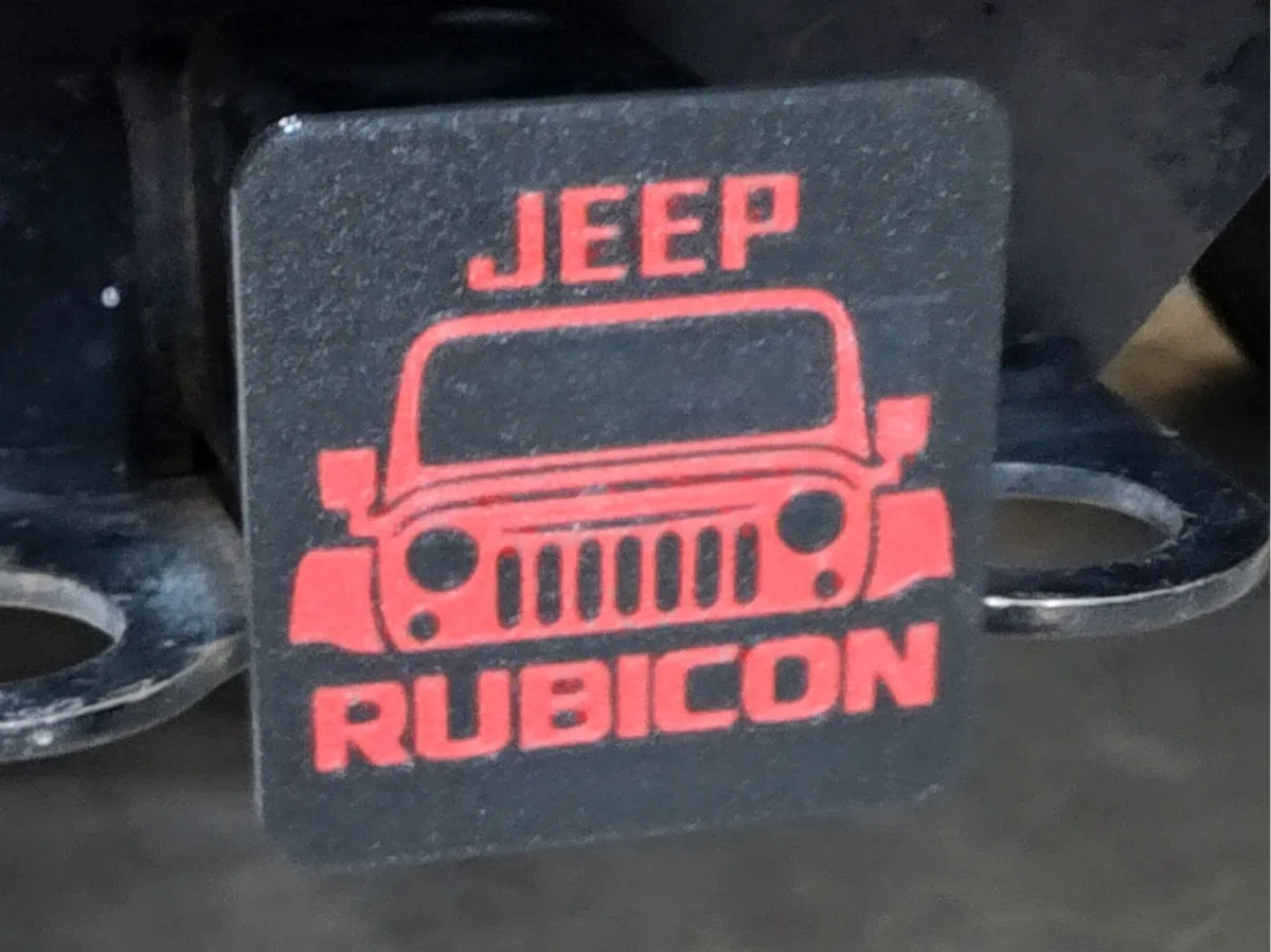 Jeep Rubicon Hitch Cover - Free 3D Print Model - MakerWorld