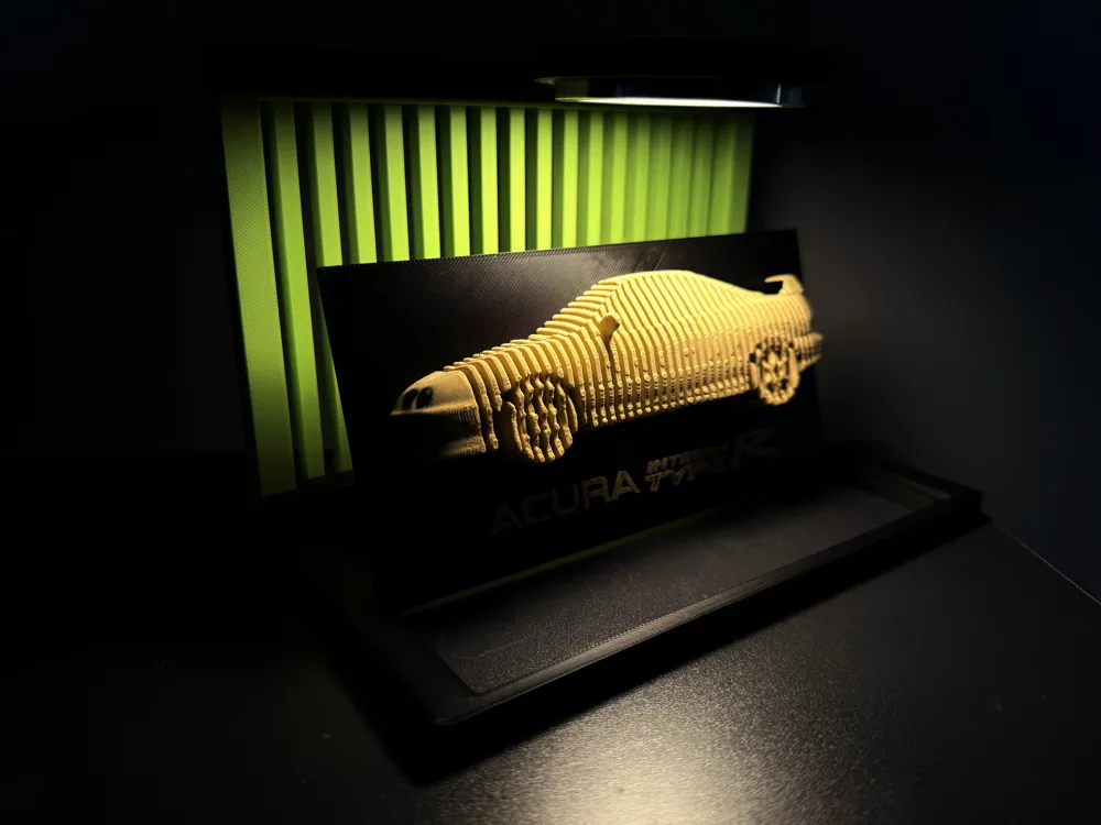 Acura Integra Type R DC2 Bug-eye Layered Car model - Free 3D Print ...