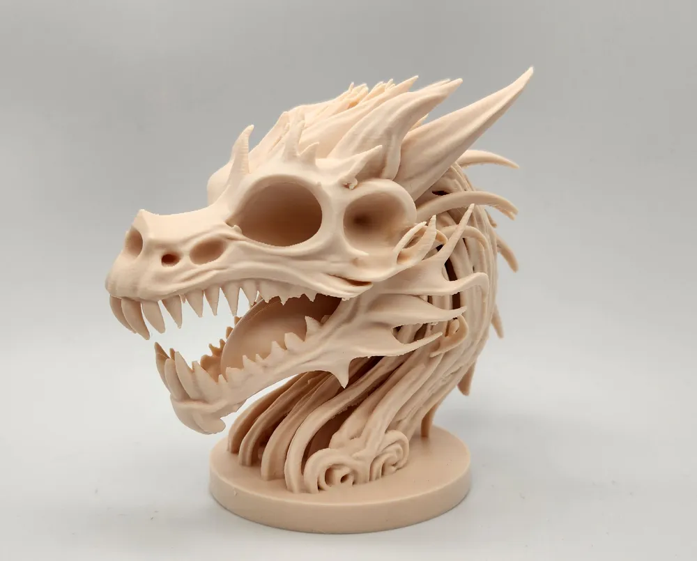 Skeletal Dragon Bust Sculpture 2 by Triple G Workshop MakerWorld ...