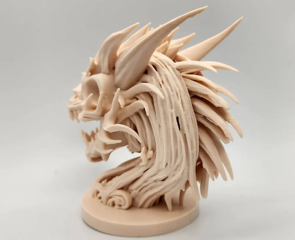 Skeletal Dragon Bust Sculpture 2 by Triple G Workshop MakerWorld ...