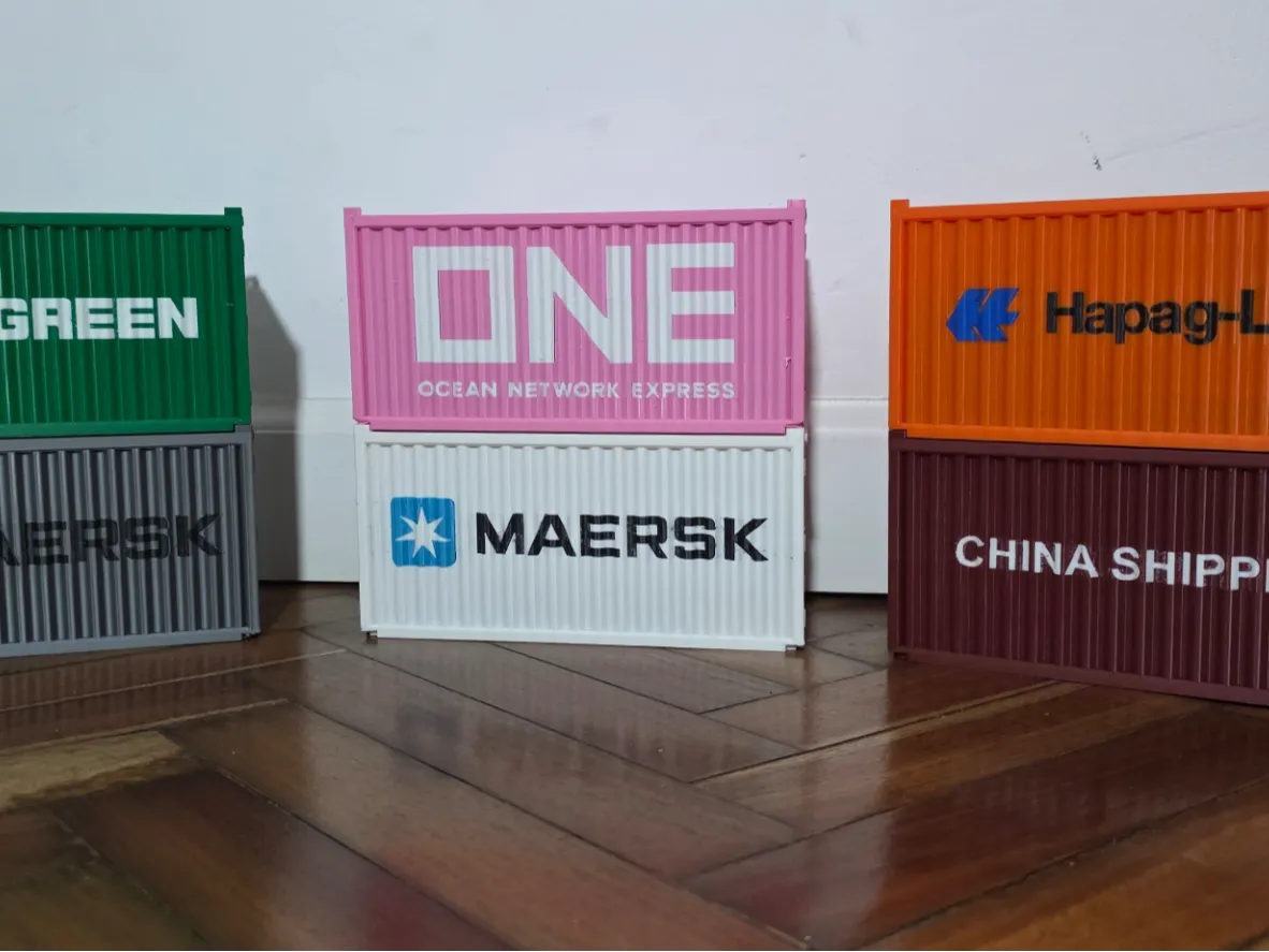 Containers with logo ("ONE") - Free 3D Print Model - MakerWorld