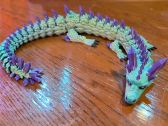 Crystal Dragon - Free 3D Print Model - MakerWorld