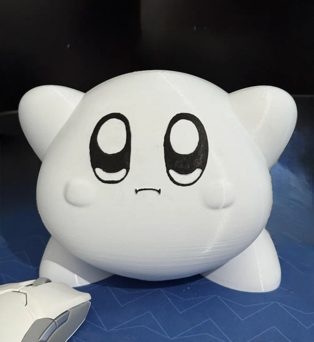 Kirby Over-Ear Headphone Stand - Free 3D Print Model - MakerWorld