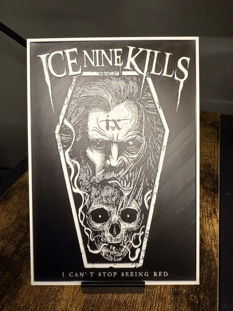 Ice Nine Kills I Can't Stop Seeing Red Album Art by Lazers and Layers ...