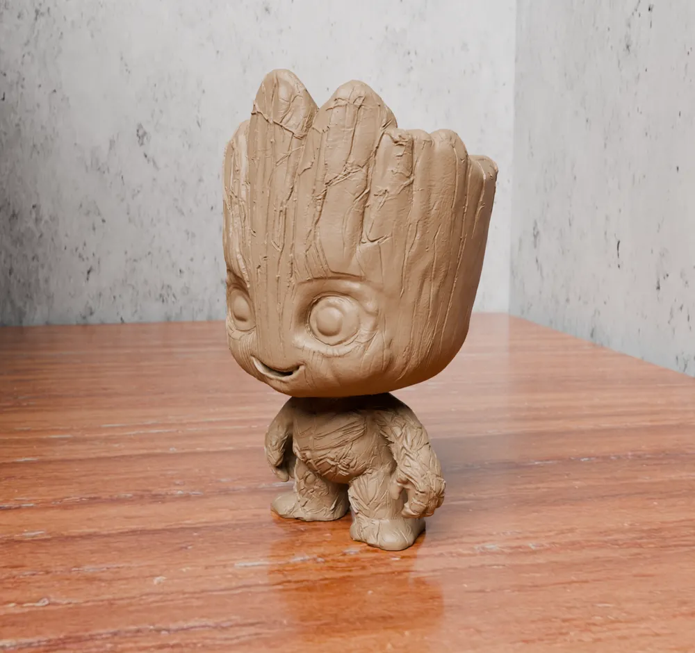 Chibi Groot - Free 3D Print Model - MakerWorld