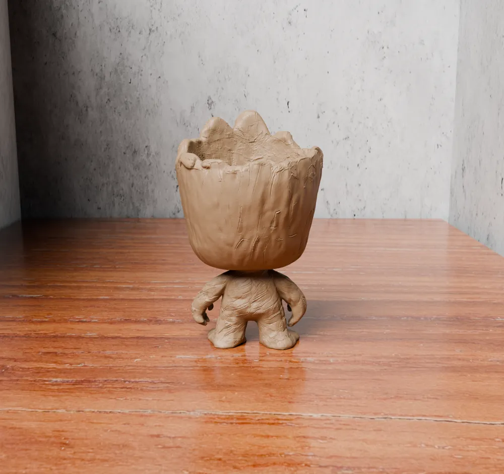 Chibi Groot by Budahazi_DesignMakerWorld: Download Free 3D Models