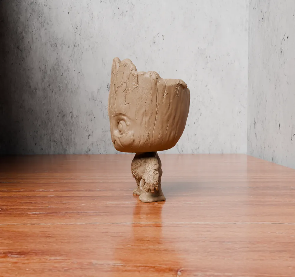 Chibi Groot by Budahazi_DesignMakerWorld: Download Free 3D Models