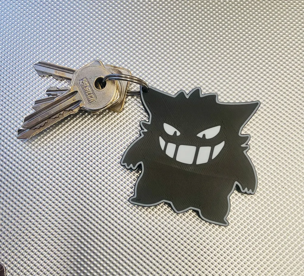 Gengar KEYCHAIN, POKEMON by GAF 3D MakerWorld: Download Free 3D Models