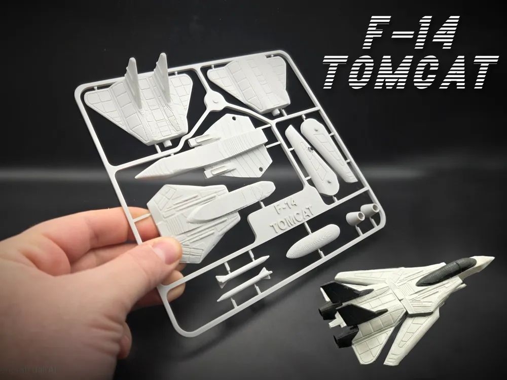 F-14 TOMACAT - TOP GUN - KIT CARD - Free 3D Print Model - MakerWorld