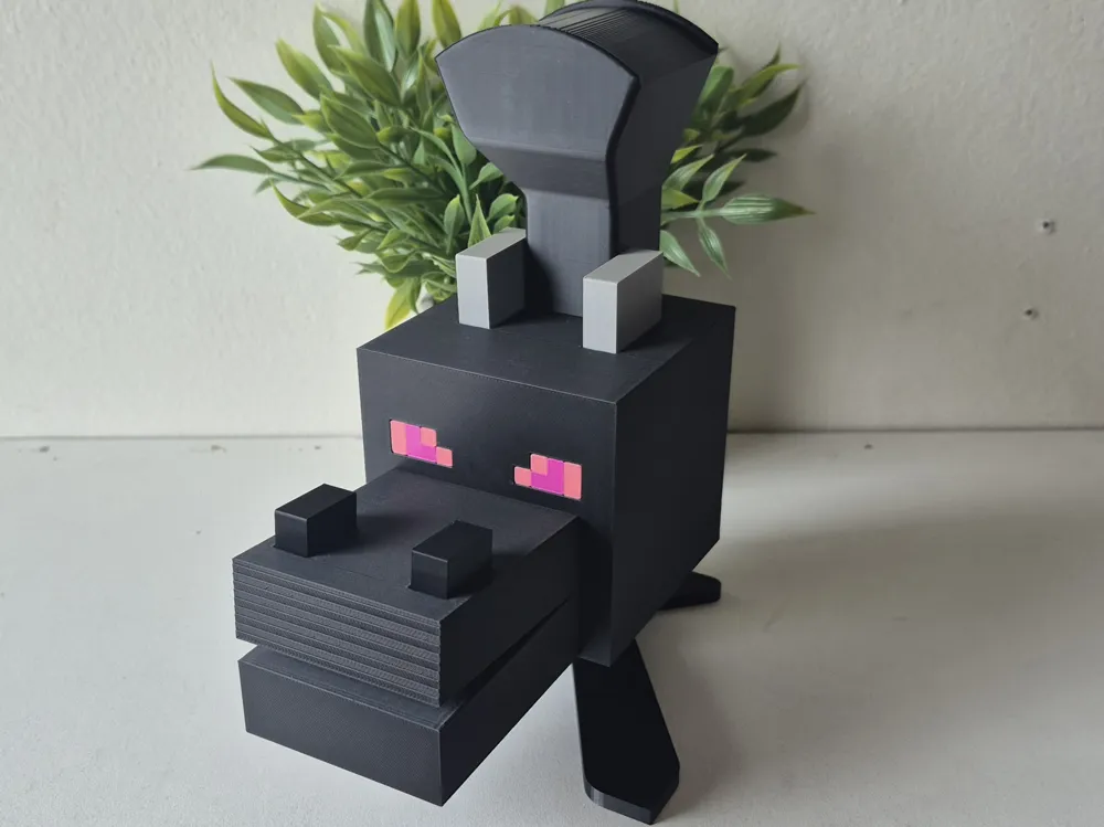 Minecraft Ender Dragon Headphone Stand by Nismo3Dprint MakerWorld ...