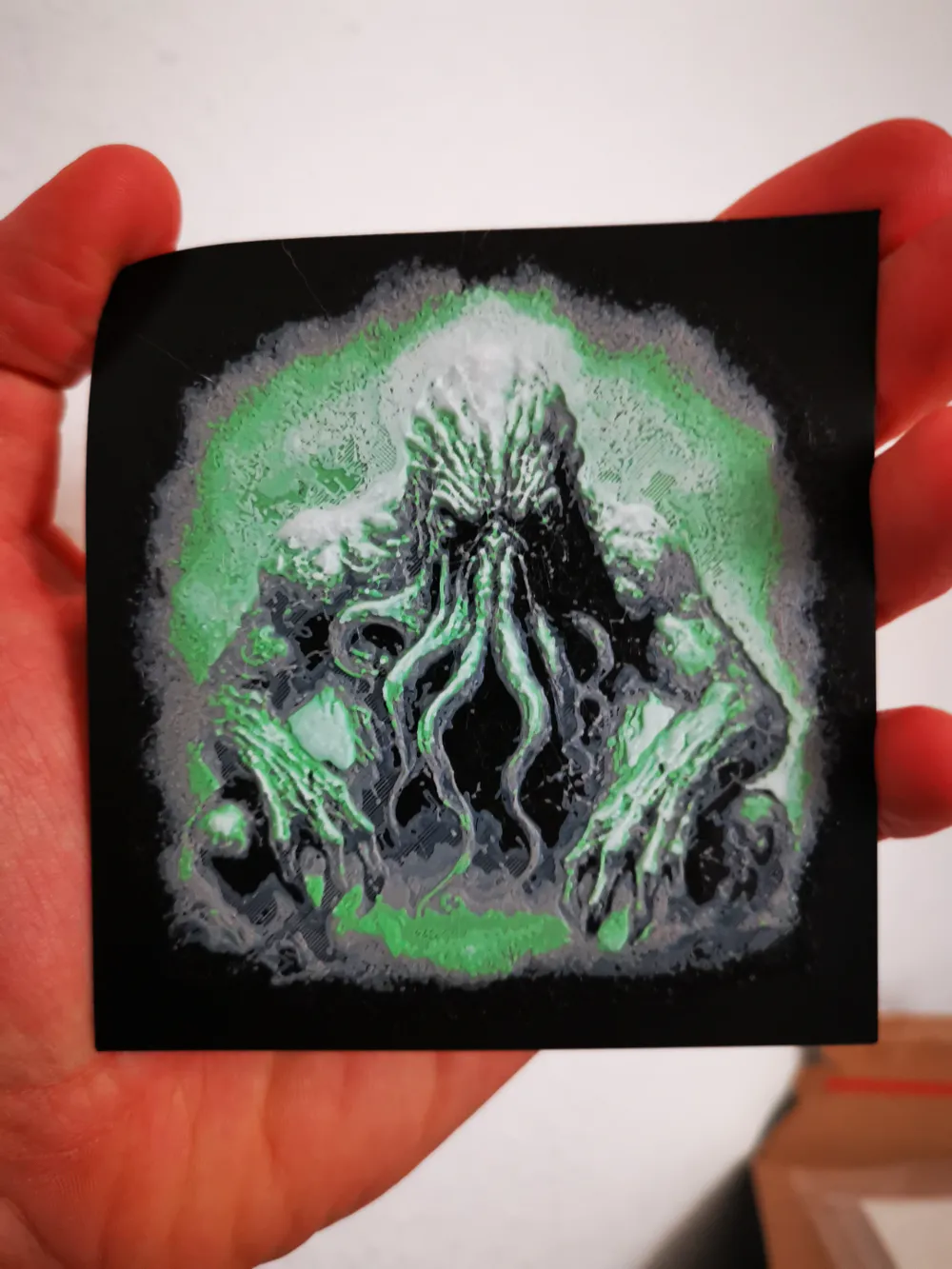 Cthulhu Green Gray Portrait Hueforge by kevin.goetz - MakerWorld