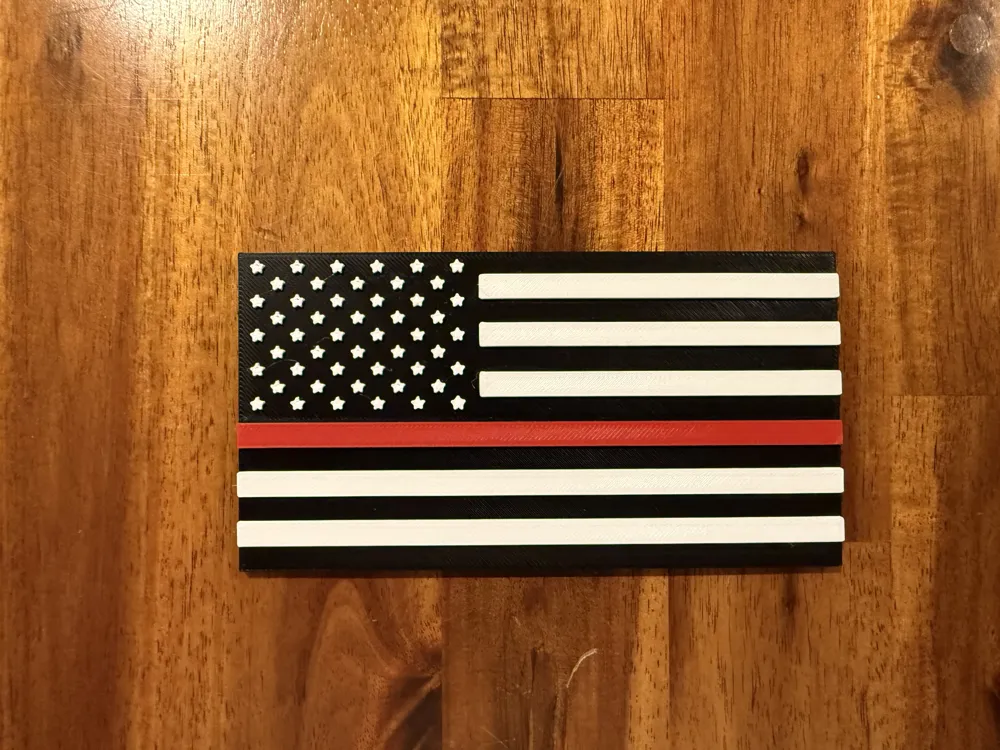 Red Line Flag - Free 3D Print Model - MakerWorld