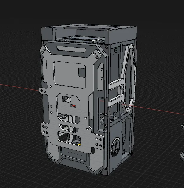 流浪地球2 550w机箱 ITX，The Wandering Earth Ⅱ ITX by xiao long bao - MakerWorld