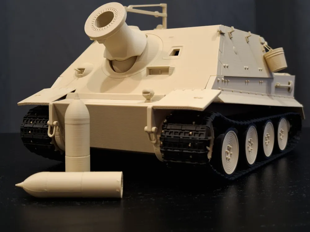 WW2 German Tank STURMTIGER 1:24 series, HD! - Free 3D Print Model ...