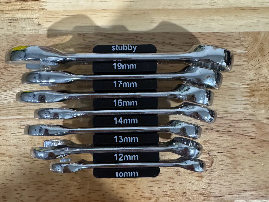 ToolPro Stubby Spanner Organiser Gridfinity - Free 3D Print Model ...