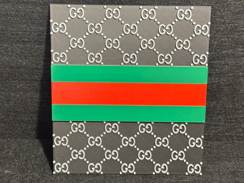 Gucci ( red and Green ) Wall Tile by JDESIGNZ MakerWorld: Download Free ...