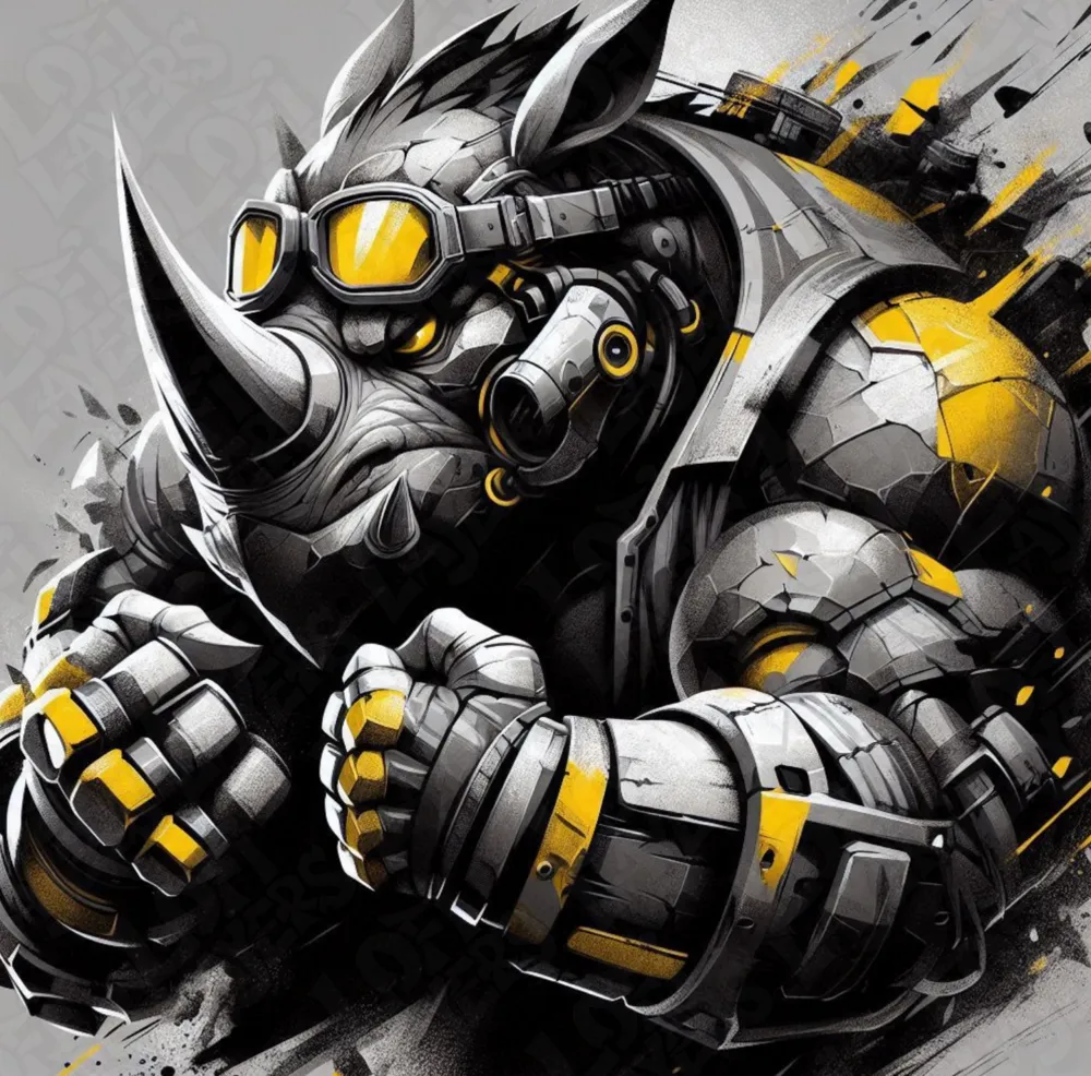 Rocksteady from TMNT Hueforge by LoFi Layers - MakerWorld