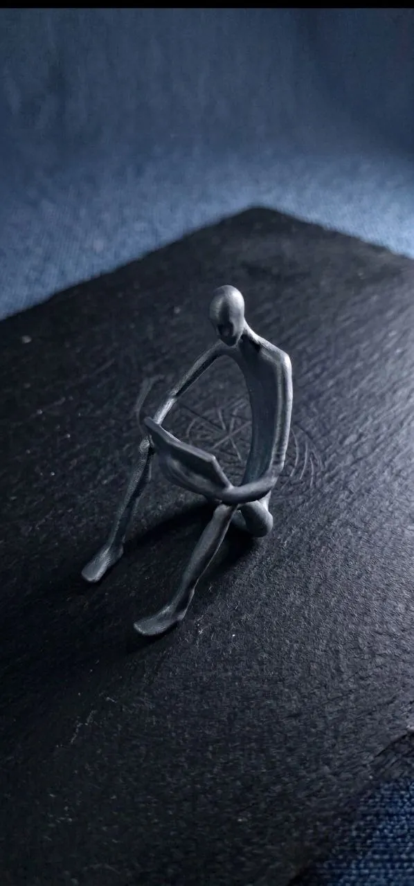 Escultura Hombre Lector Sculpture of a Reading Man - Free 3D Print ...