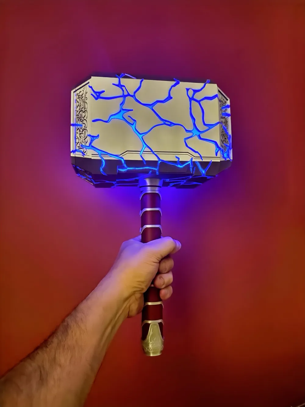 CRACKED MJÖLNIR - THOR HAMMER LOVE AND THUNDER by 3DXAV MakerWorld ...