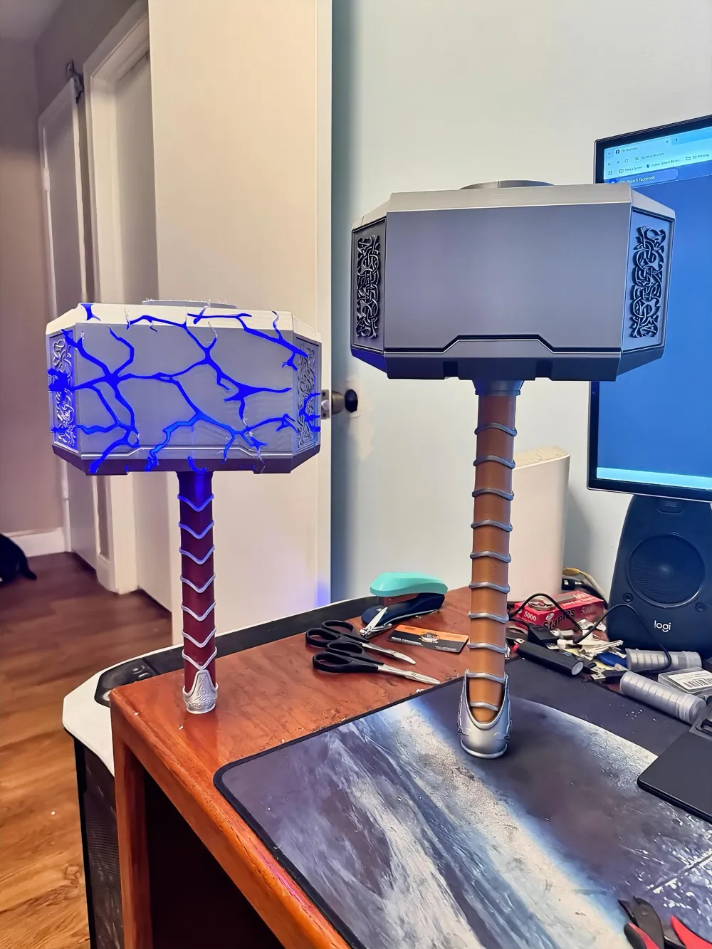 CRACKED MJÖLNIR - THOR HAMMER LOVE AND THUNDER by 3DXAV MakerWorld ...