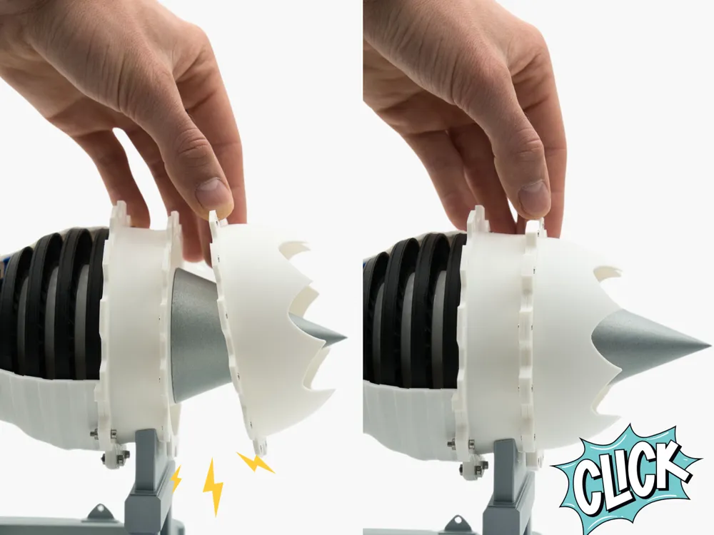 Magnetic Jet Engine Nozzles Remixed by linus3d - MakerWorld