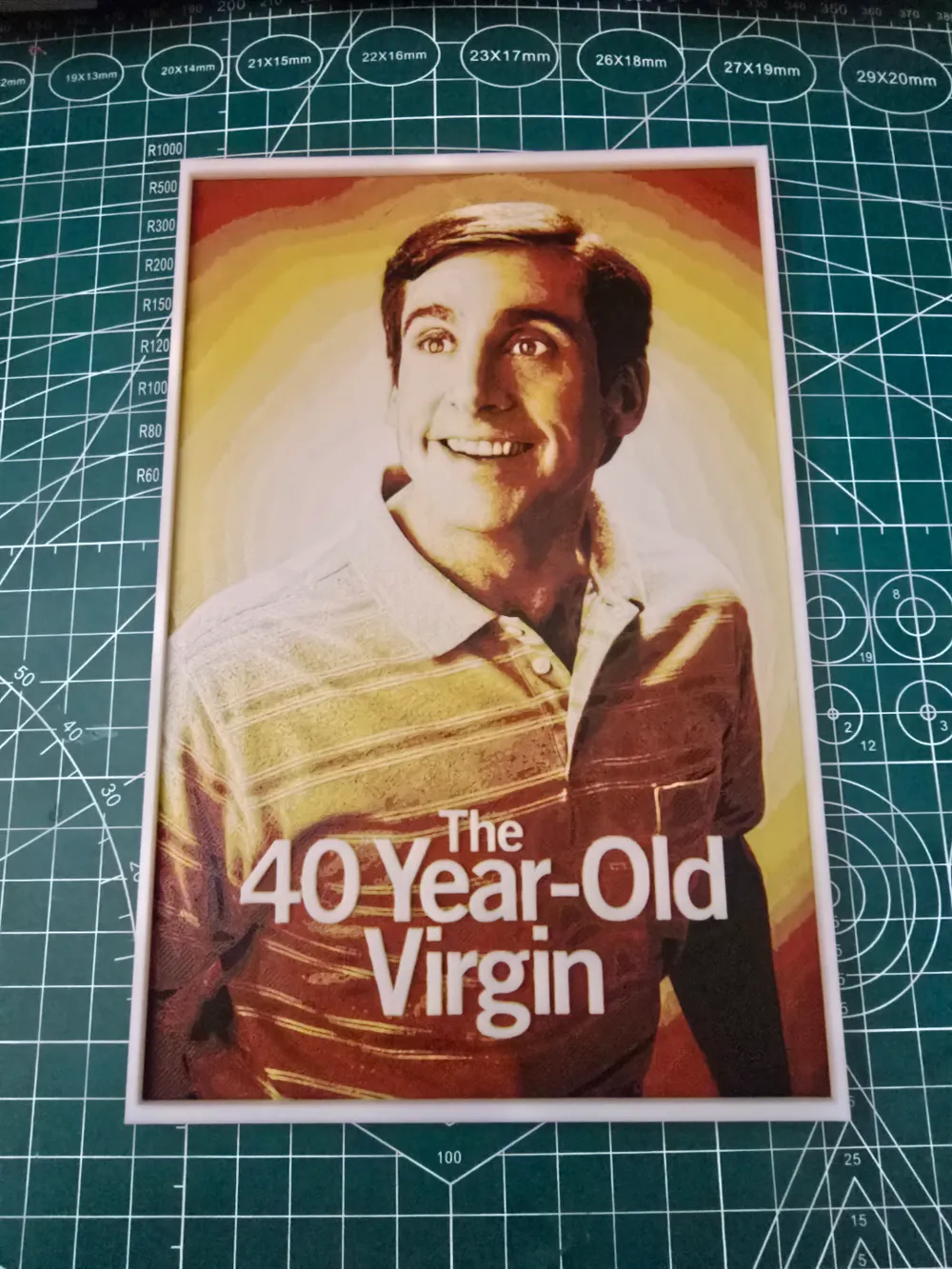 The 40-Year-Old Virgin Movie Poster - Hueforge Art by Lumpy3D - MakerWorld