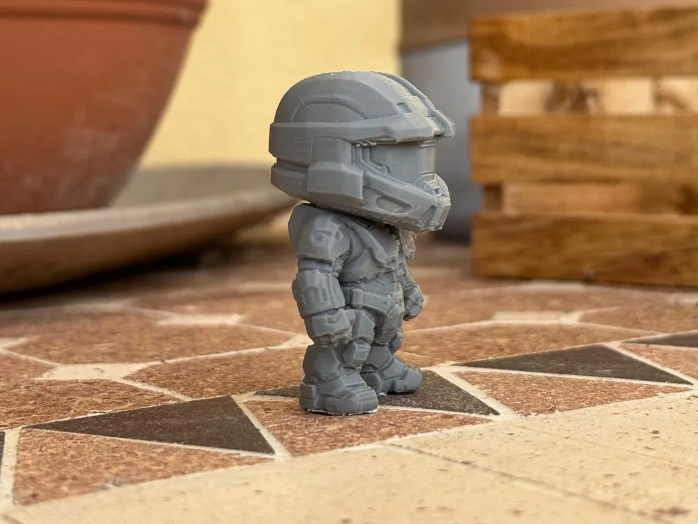 Master Chief Chibi by Shell Head Labs MakerWorld: Download Free 3D Models