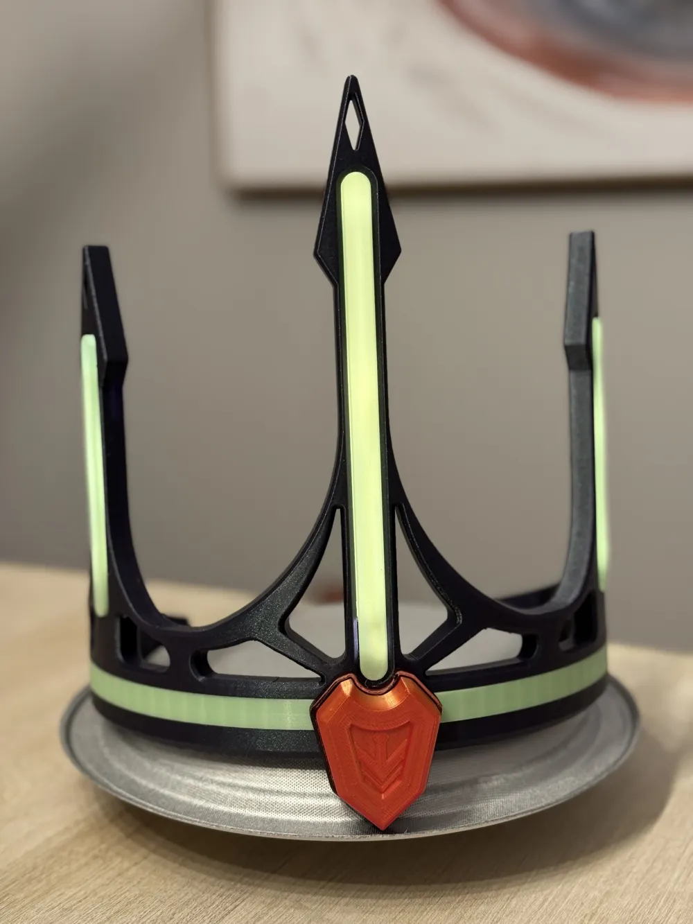 Crown of the Luminarch - Velkaris Core (LED Crown) by ShapeShift 3D ...