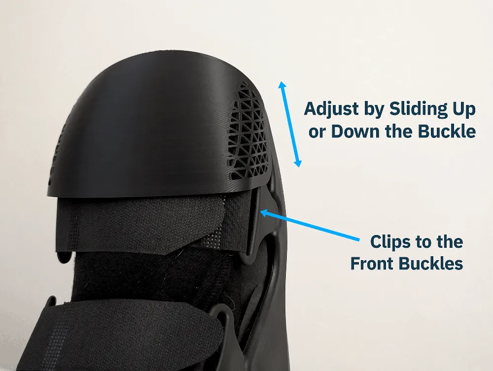 Breg Medical Walking Boot Toe Cover Size Small - Free 3D Print Model ...