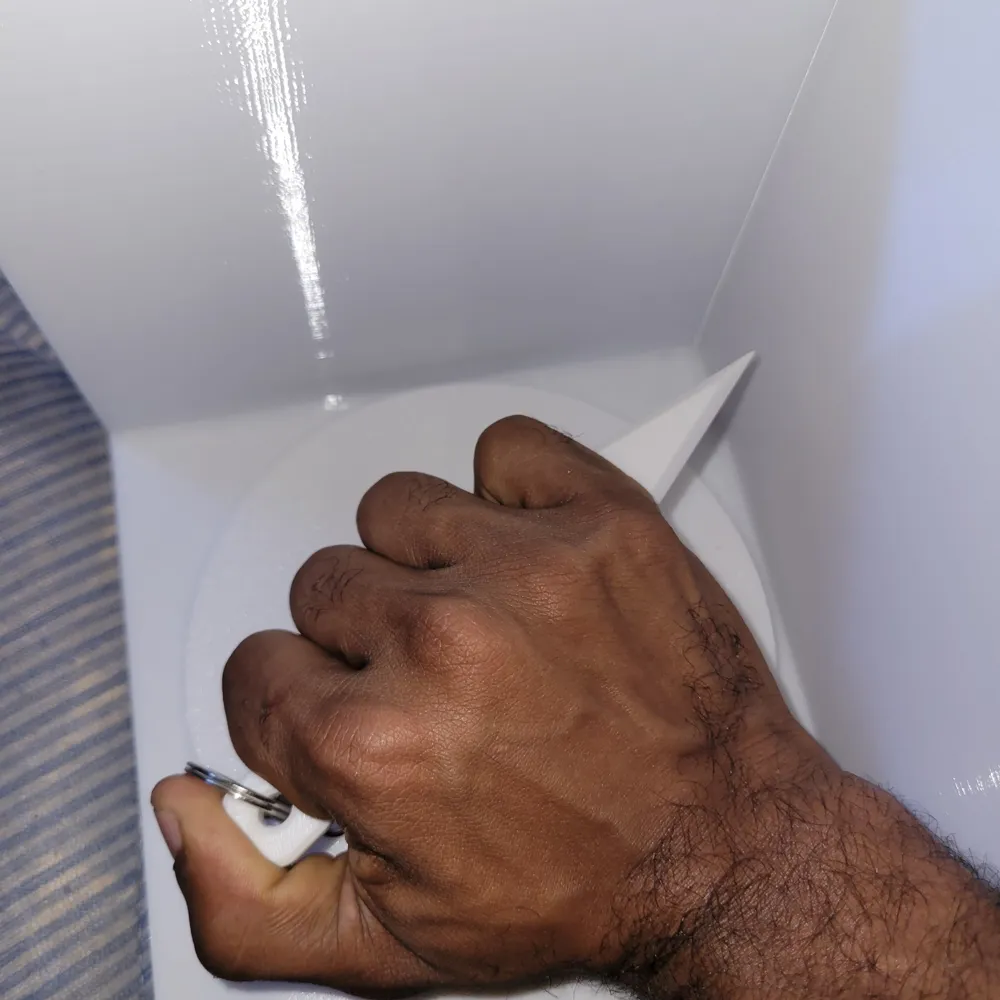 Flat Kubotan Self-Defense Keychain - Free 3D Print Model - MakerWorld