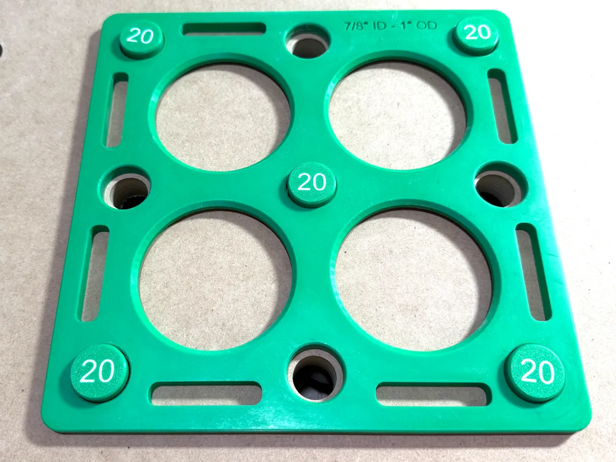 MFT 20mm Bench Dog Hole Router Jig - Free 3D Print Model - MakerWorld