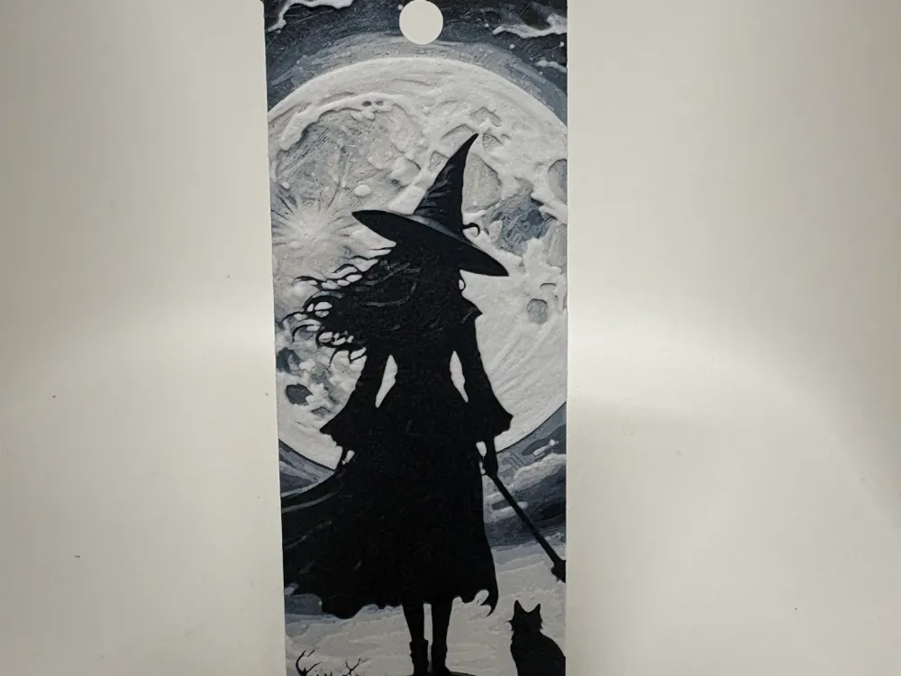 Witch Bookmark - Free 3D Print Model - MakerWorld