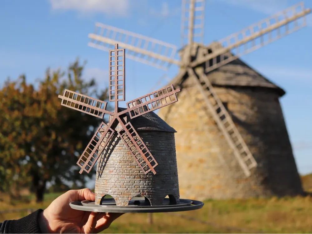 Dutch-style Windmill Bird feeder from Szwarszowice by Johnny_Bit ...