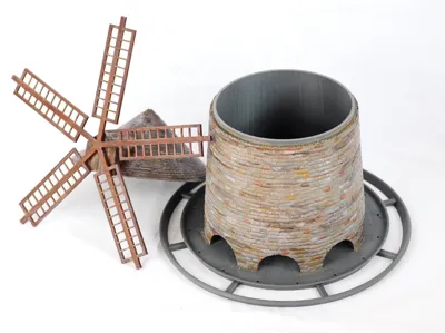 Dutch-style Windmill Bird feeder from Szwarszowice by Johnny_Bit ...