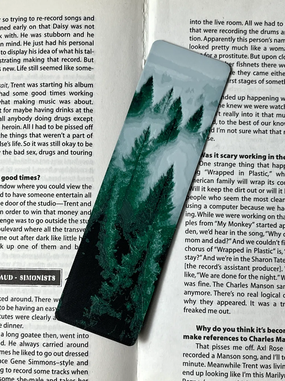 Pine forest part 2 Bookmark by MAT_3D MakerWorld: Download Free 3D Models
