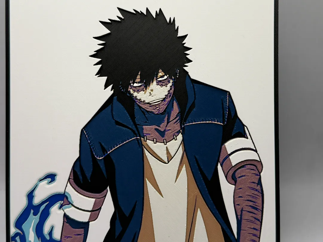 My Hero Academia - Dabi fire by MonkeyForge 3D MakerWorld: Download ...